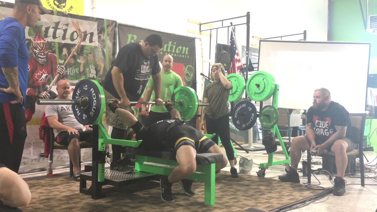 355 bench single ply - YouTube