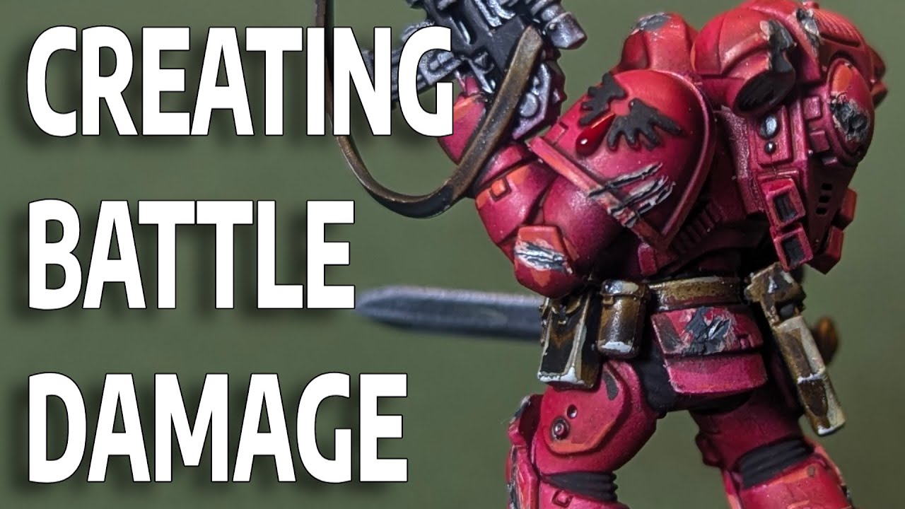 A Fun New Way to Paint Battle Damage | Warhammer 40k - YouTube