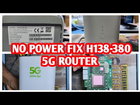 HOW TO FIX NO POWER HUAWEI 5G NEW ROUTER MODEL H138-380/FIX NOT WORKING#huawei#router #5g