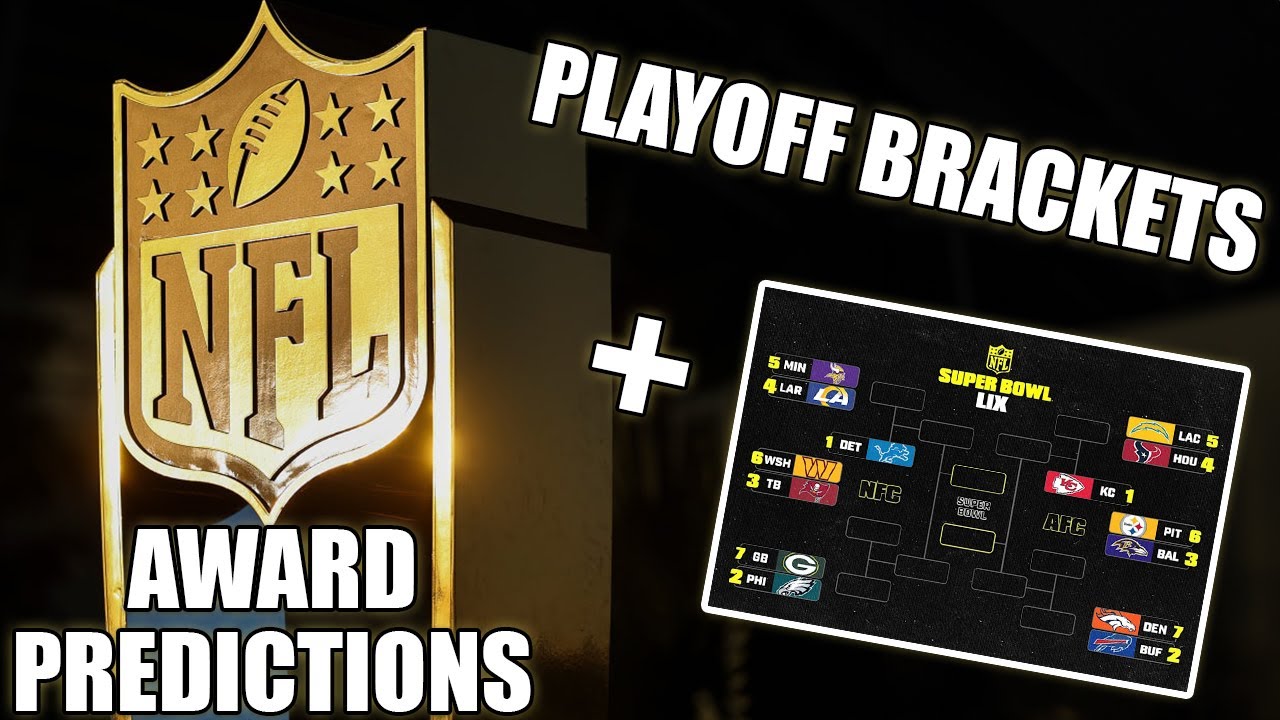 NFL PLAYOFF BRACKETS | SUPER BOWL PICKS | NFL AWARD PREDICTIONS - YouTube