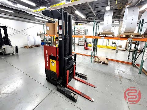 2004 Raymond Electric EASI-R35TT Narrow Aisle Single Reach Forklift ...