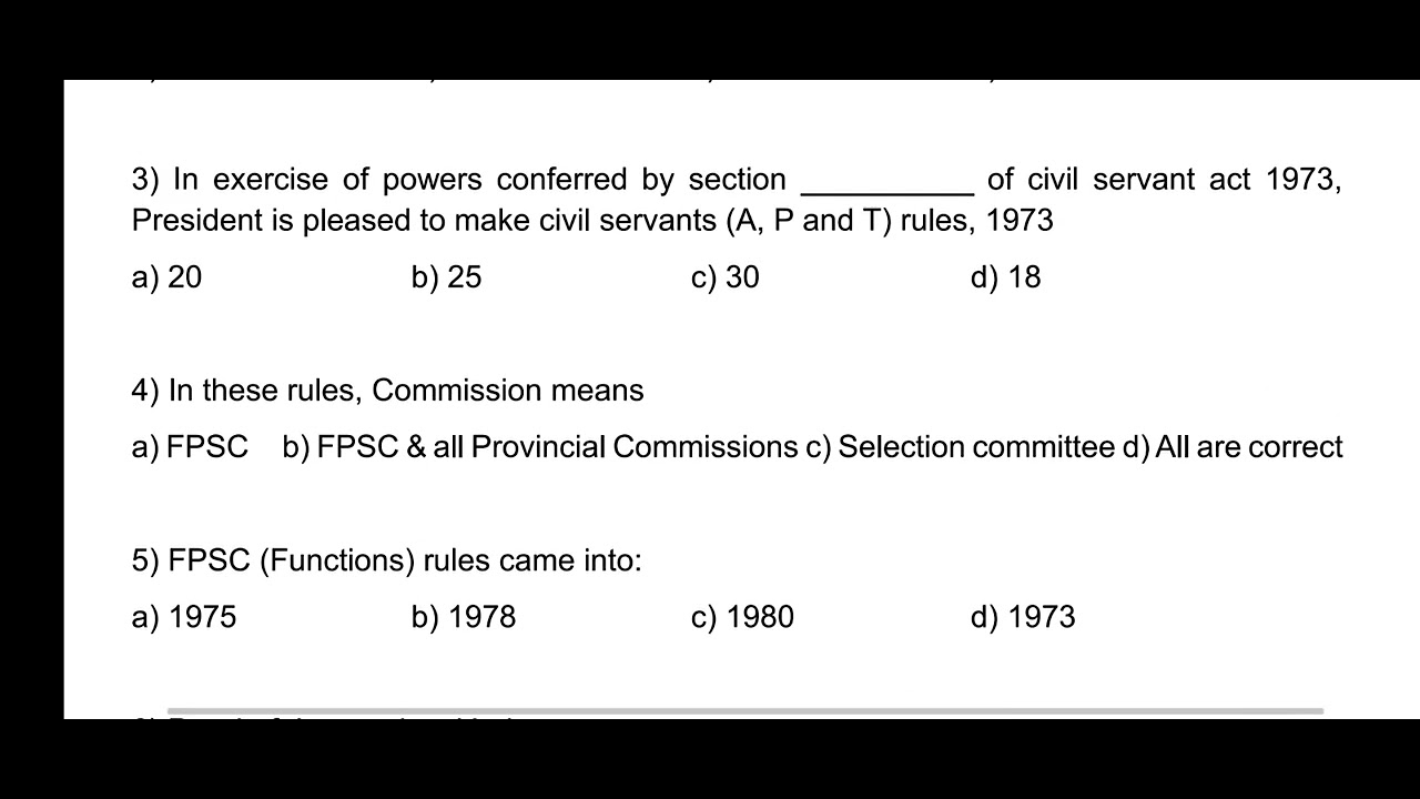 Civil Servant Appointment Promotion Ans Transfer Rules 1973 MCQ s I civil-servant-appointment-promotion-ans-transfer-rules-1973-mcq-s-i