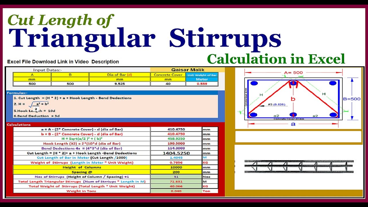 Triangular Stirrups. - YouTube