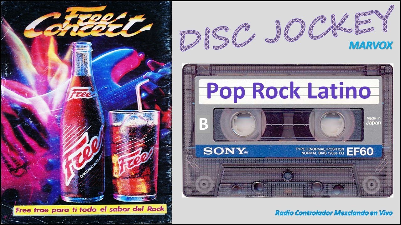 Retro 80s Disc jockey Marvox - Rock Latino 80s y 90s (Lado B) - YouTube