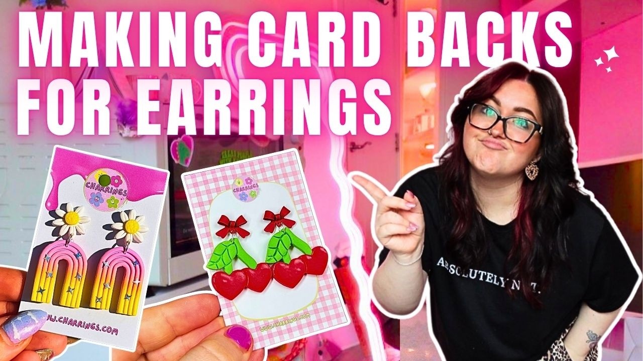 HOW TO: Make The PERFECT Earring Back Cards - Small Business Tips ...