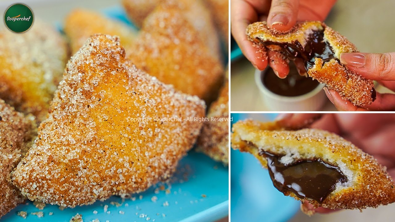 Chocolate Bread Samosa: Meetha Samosa Twist by SooperChef - YouTube