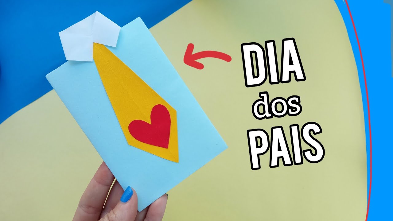 CARTA PRESENTE para o DIA dos PAIS | FÁCIL e RÁPIDO de FAZER - YouTube