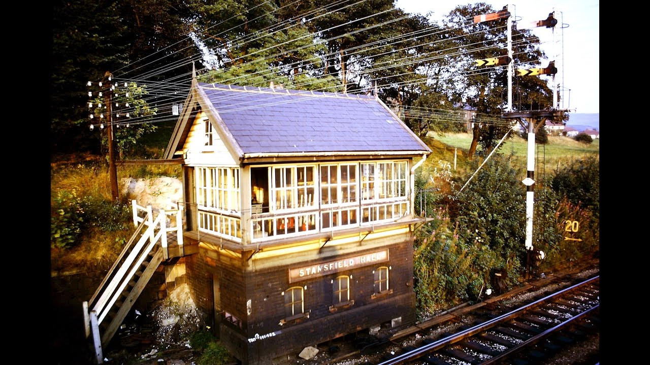 Stansfield Hall Signal Box, Todmorden, 1972 - YouTube