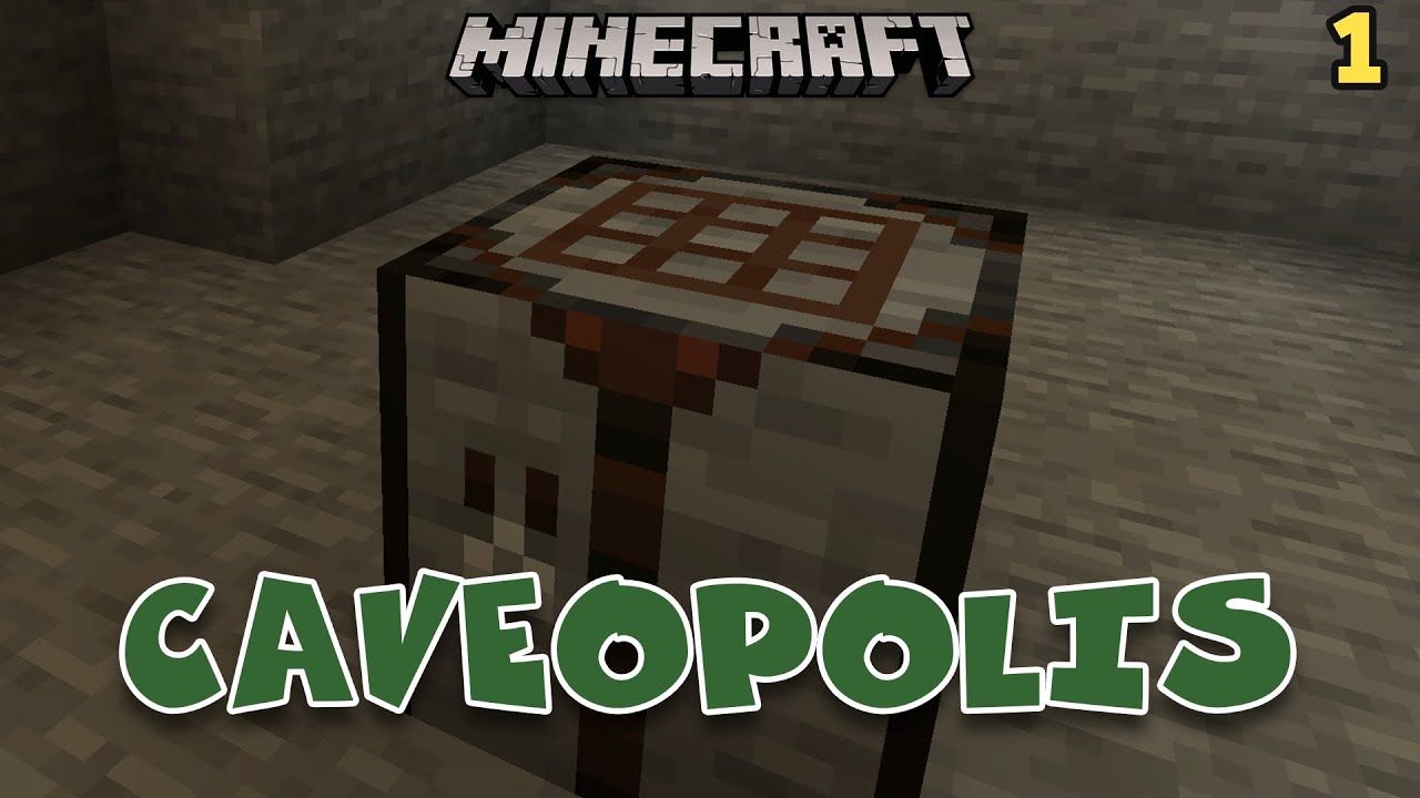 Minecraft - Caveopolis - 1 - The Basics - YouTube