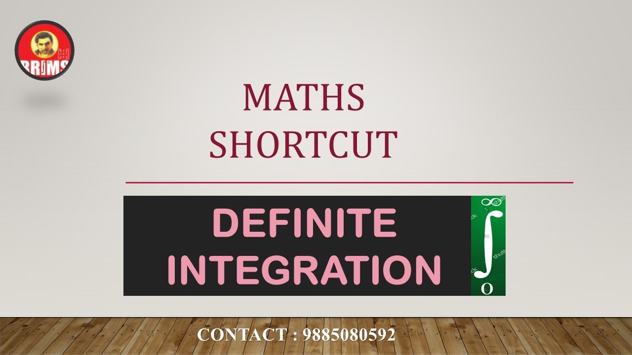 DEFINITE INTEGRALS | Maths Shortcuts | Ramanujan & Raman. - YouTube
