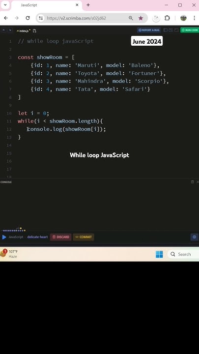 While Loop Javascript Coder Javascript Programming Shortsvideo Shorts Short Viral Youtube