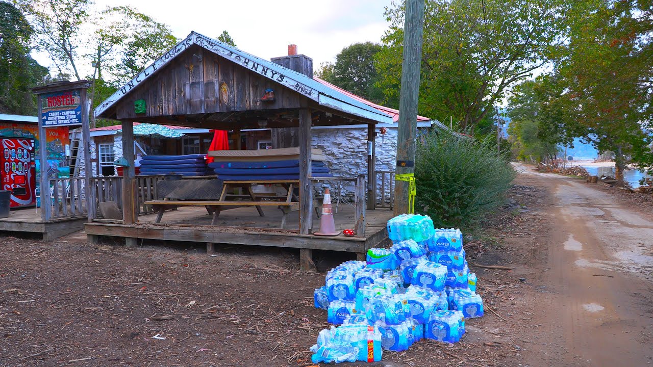 ERWIN TENNESSEE 19 DAYS AFTER HURRICANE HELENE | UNCLE JOHNNY'S HOSTEL ...