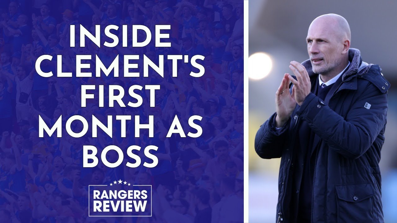 Inside Philippe Clement's first month as Rangers manager - YouTube