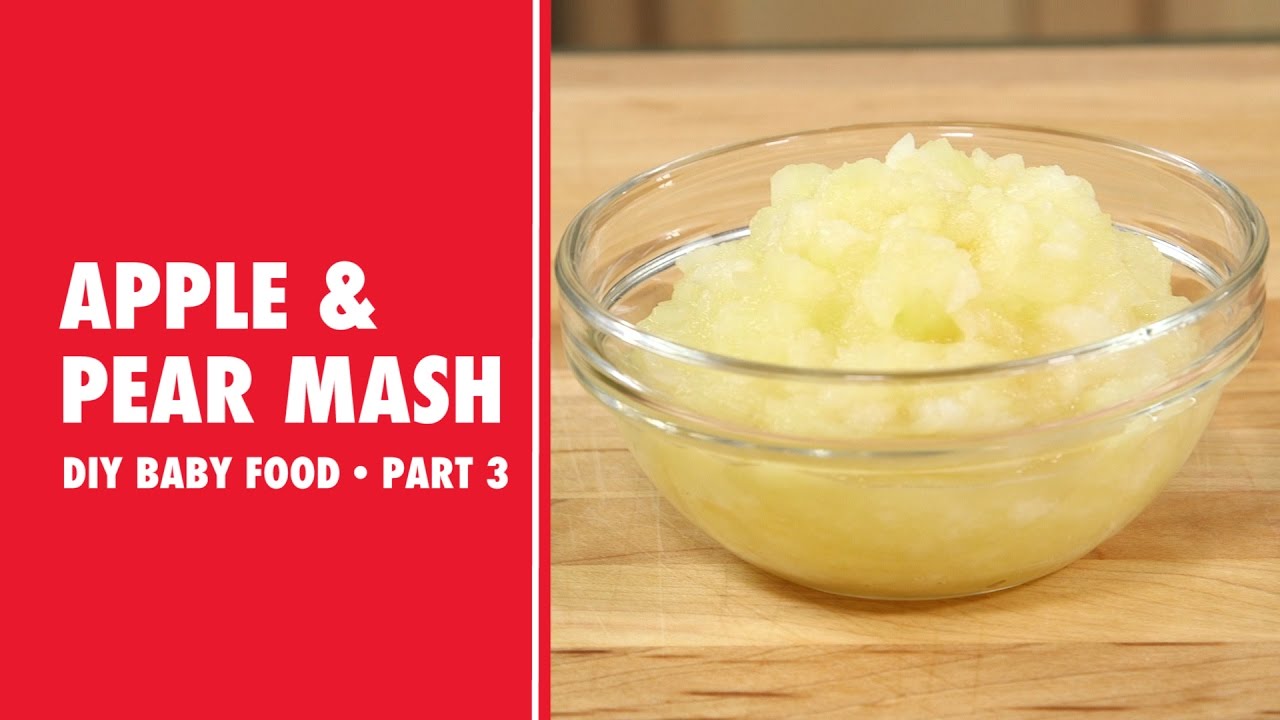 Schnucks: Apple & Pear Mash - DIY Baby Food - YouTube