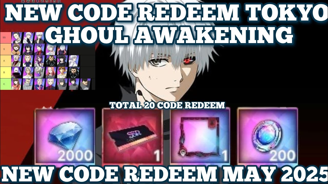 New Code & Tier List Tokyo Ghoul Awakening 2025 ! Gift Code Tokyo Ghoul Awakening Terbaru - YouTube