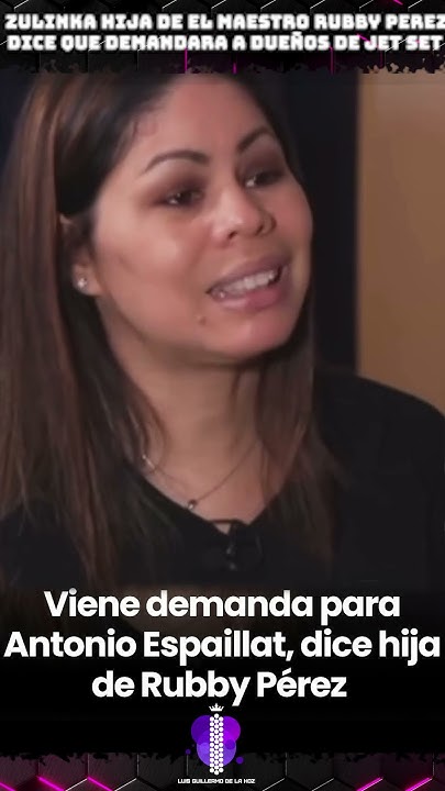 ZULINKA PEREZ sobreviviente & hija de RUBBY PEREZ dice que DEMANDARA #fyp #1k Creditos ...