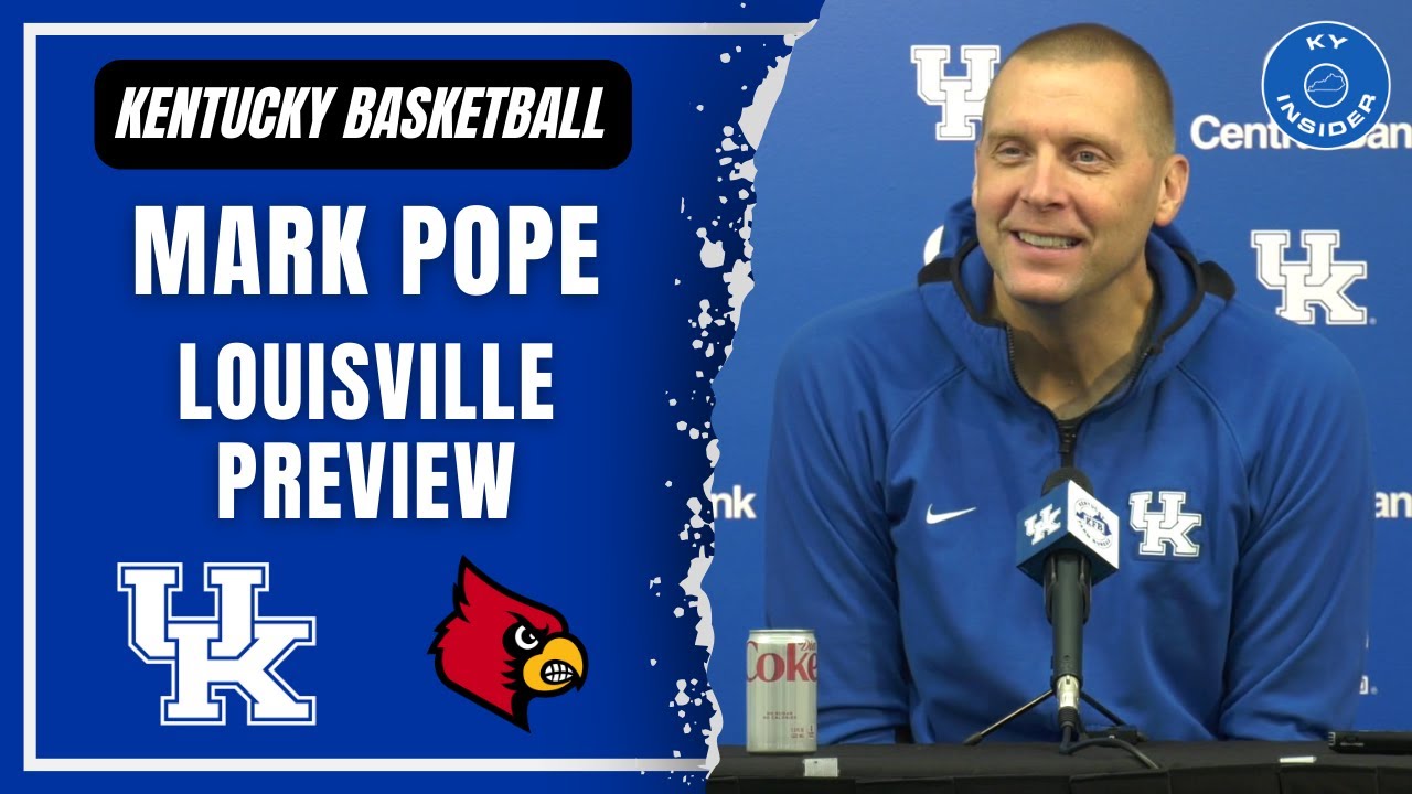 Kentucky Head Coach Mark Pope Previews Battle of the Bluegrass Matchup ...