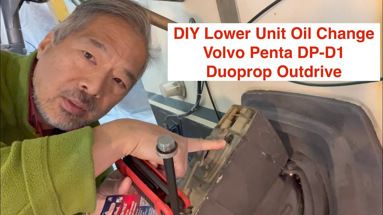 How to Service the Lower Unit of a Volvo Penta DP-D1 DuoProp Outdrive ...