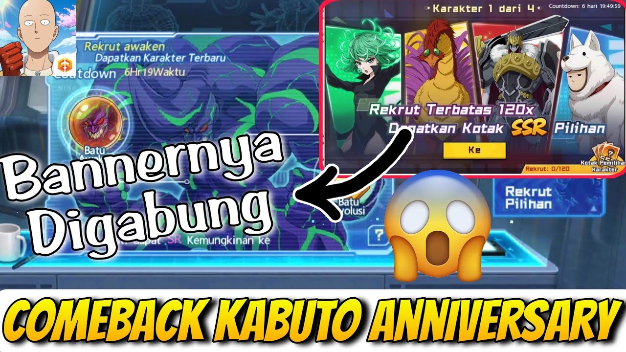 SPESIAL BANNER ANNIV KABUTO SSR+🔥, COMEBACK PALING SPESIAL - One Punch ...