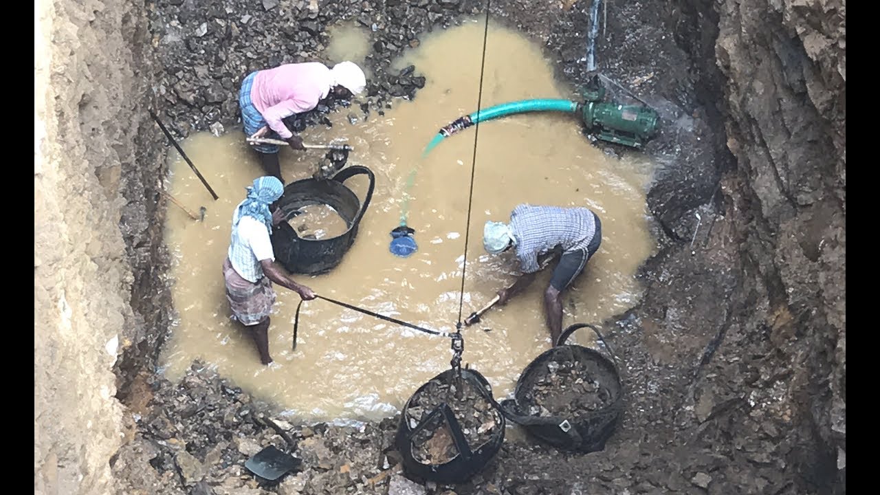 Digging Well At My Land - YouTube