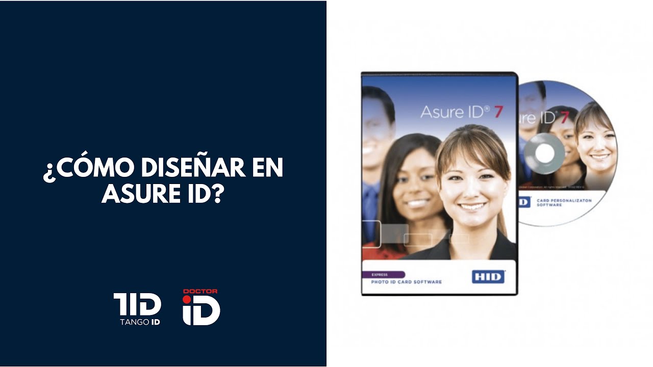 Asure ID: Cómo diseñar una credencial para impresoras HID - YouTube