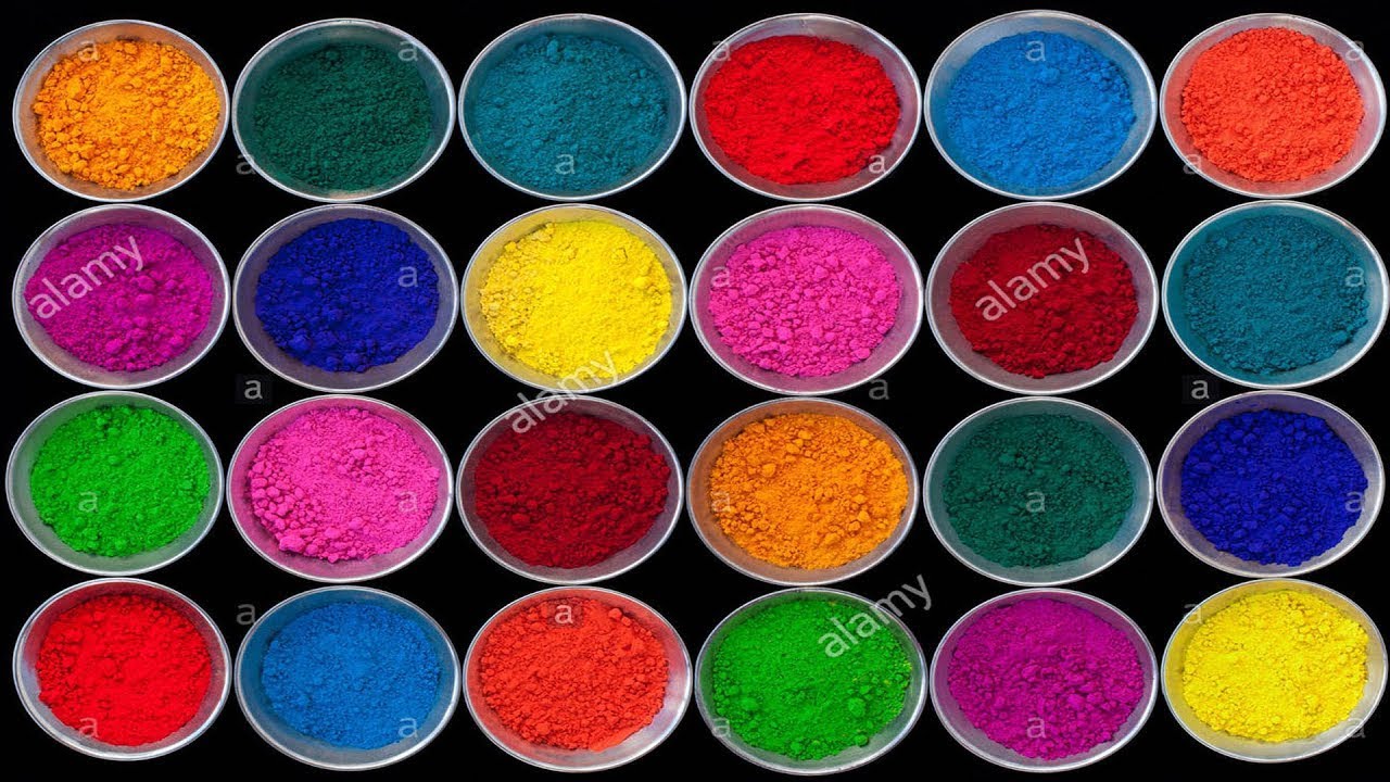 how to make a rangoli colour at tutorial home ! rangoli powder ! the ...