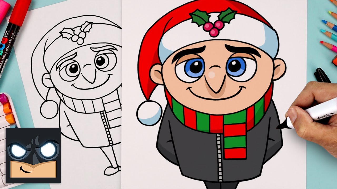 How To Draw Holiday Gru | Despicable Me - YouTube