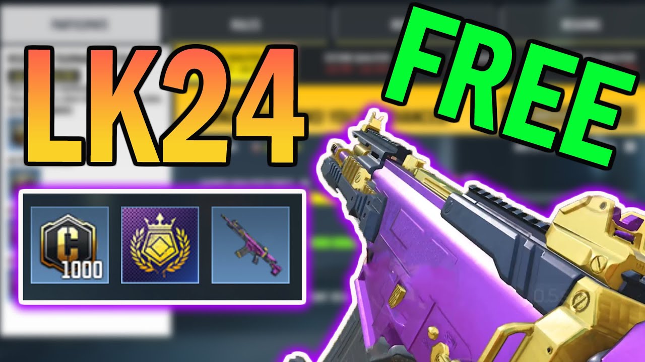 FREE LK24 Skin with The Second Chance Qualifiers in Call of Duty Mobile ...