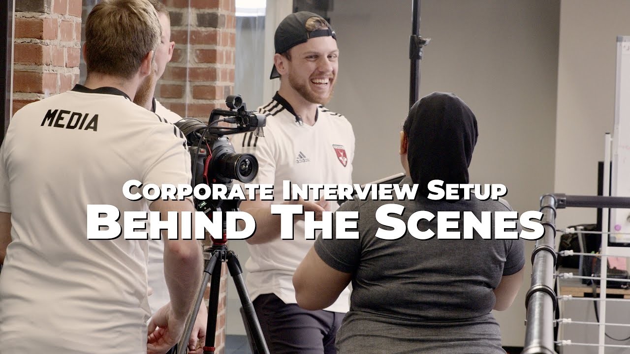 Corporate Interview Setup | Videography Behind The Scenes - YouTube