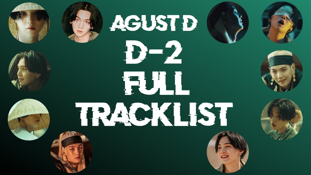 Agust D - D-2 Full tracklist audio - YouTube