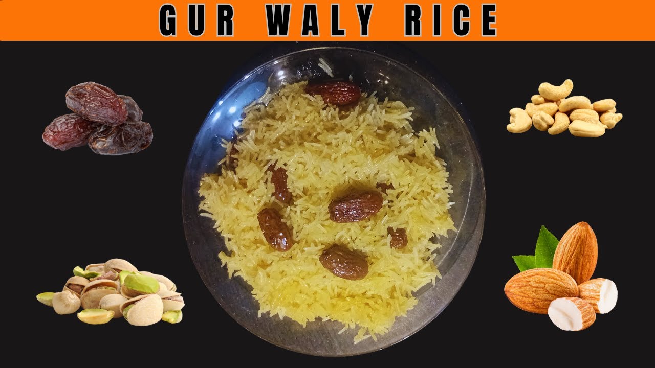 Gur Waly Rice | Jaggery Rice 🥜🥜 | How to Make Gur Waly Rice at Home 🍚🍚 ...