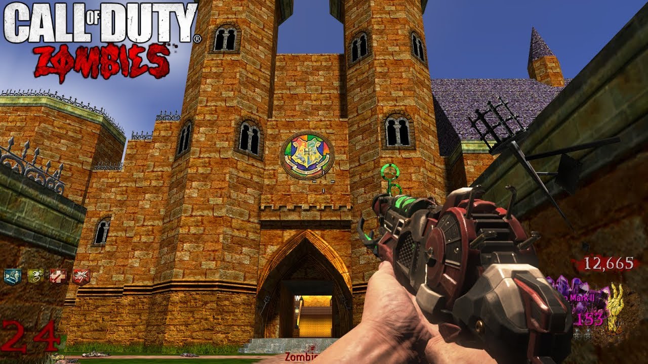 HOGWARTS CUSTOM ZOMBIES DE HARRY POTTER | WORLD AT WAR ZOMBIES - YouTube
