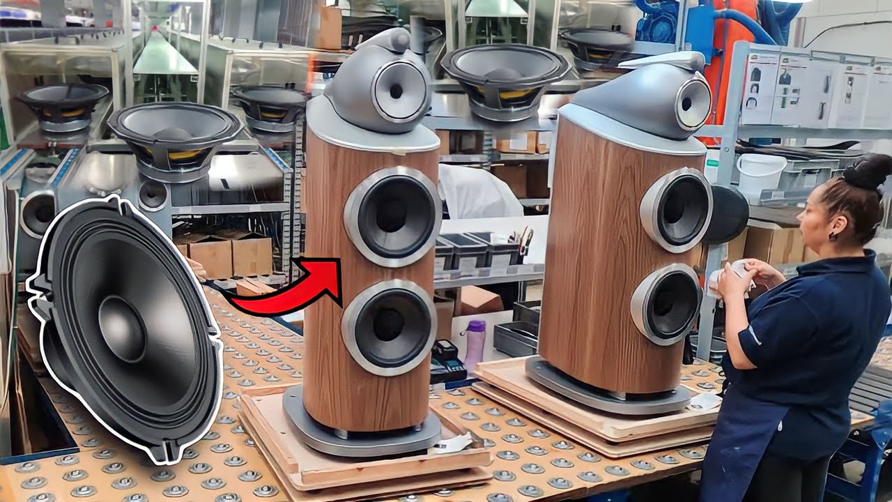 Factory में Speaker कैसे बनता है ॥ How Speaker Are Made In Factory ...