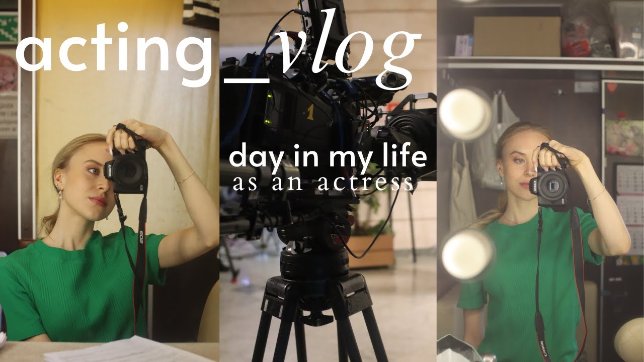 ACTING VLOG 🎬 Come to the Movie Set with Me 🎥 (a day in the life of an ...
