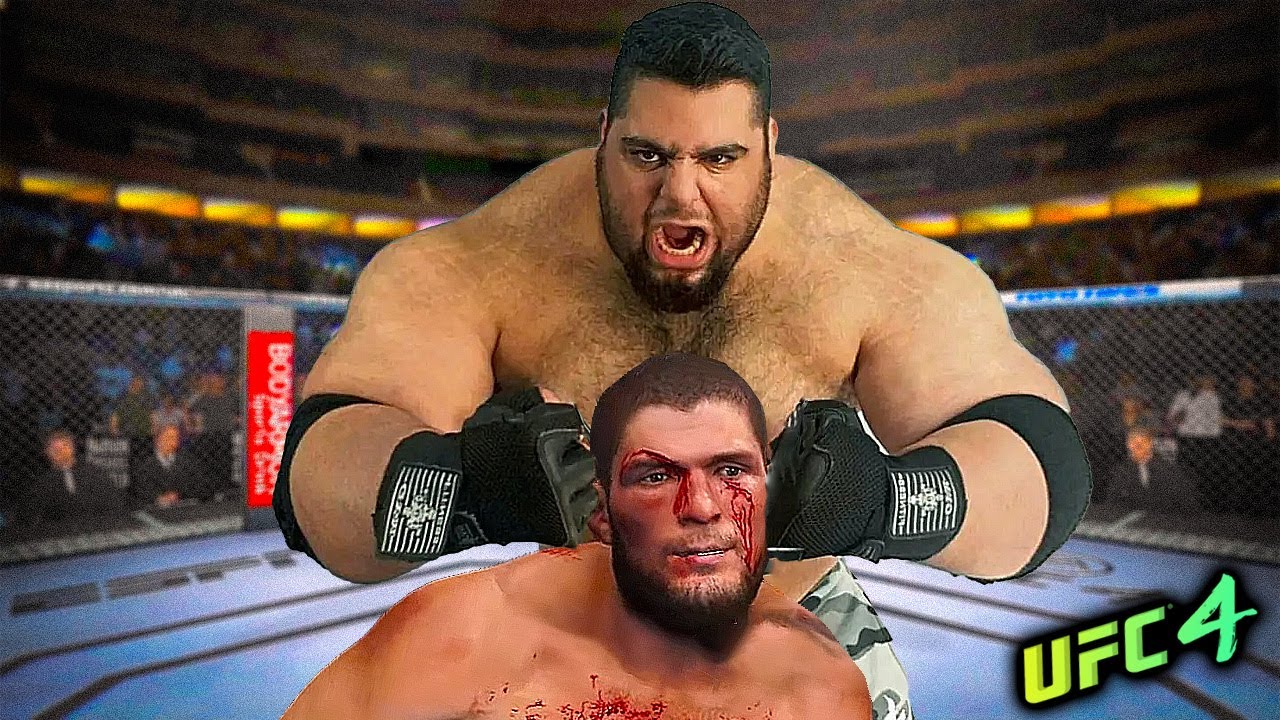 Khabib Nurmagomedov vs. Iranian Hulk | Sajad Gharibi (EA sports UFC 4 ...
