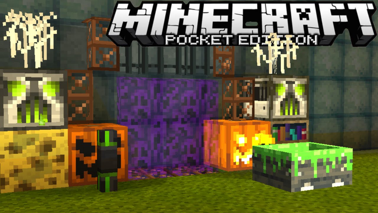 Minecraft PE 0.12.3 - Halloween Shaders Texture Pack • Incrível ! - YouTube