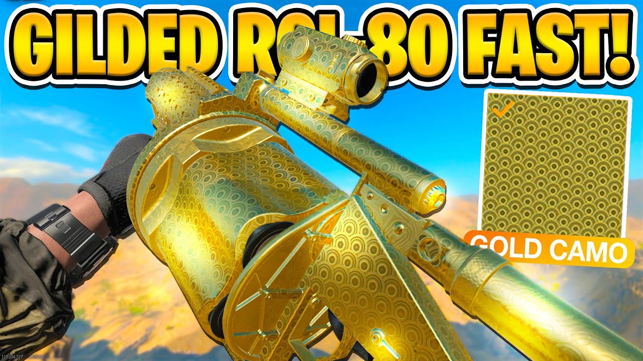 How To Get THE RGL-80 GOLD FAST & EASY in MW3! - YouTube