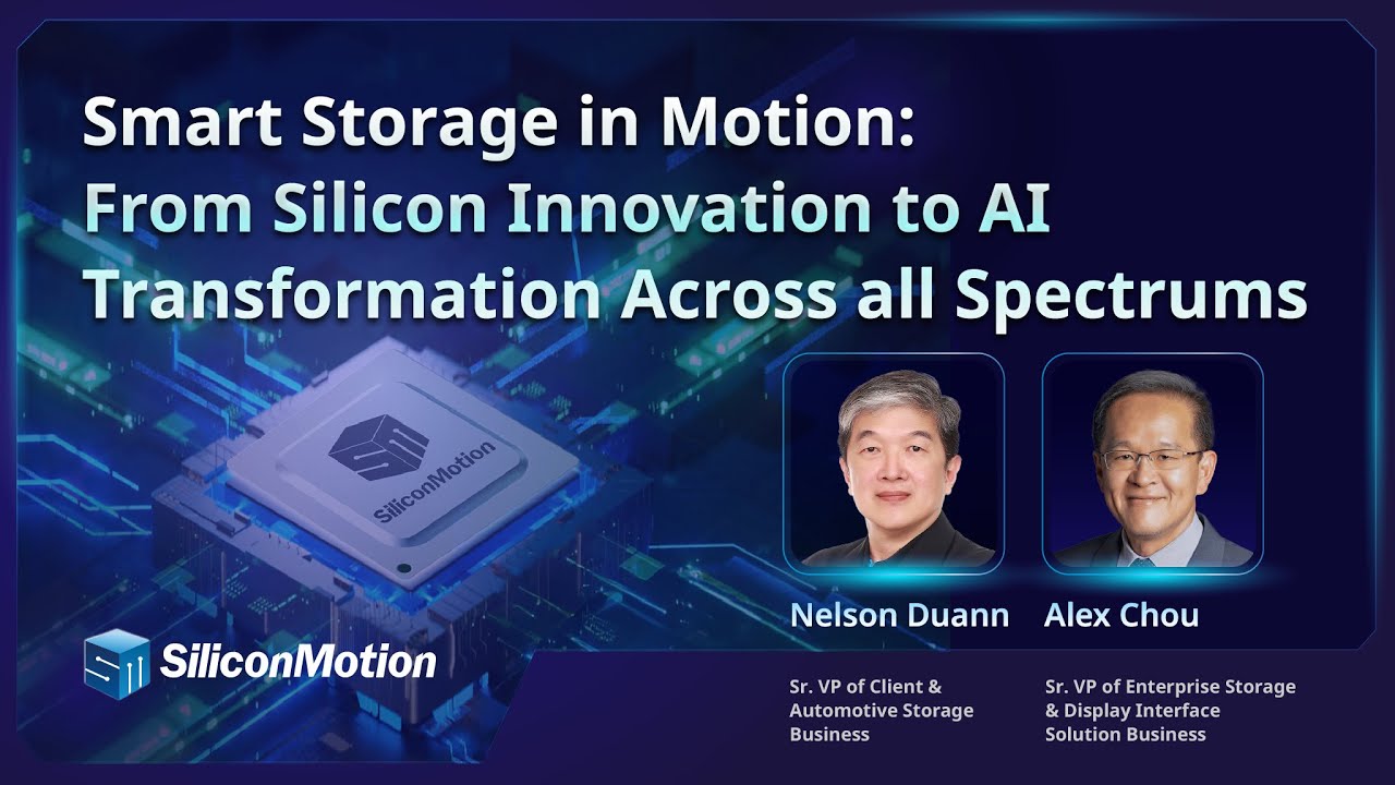 Smart Storage in Motion: From Silicon Innovation to AI Transformation ...