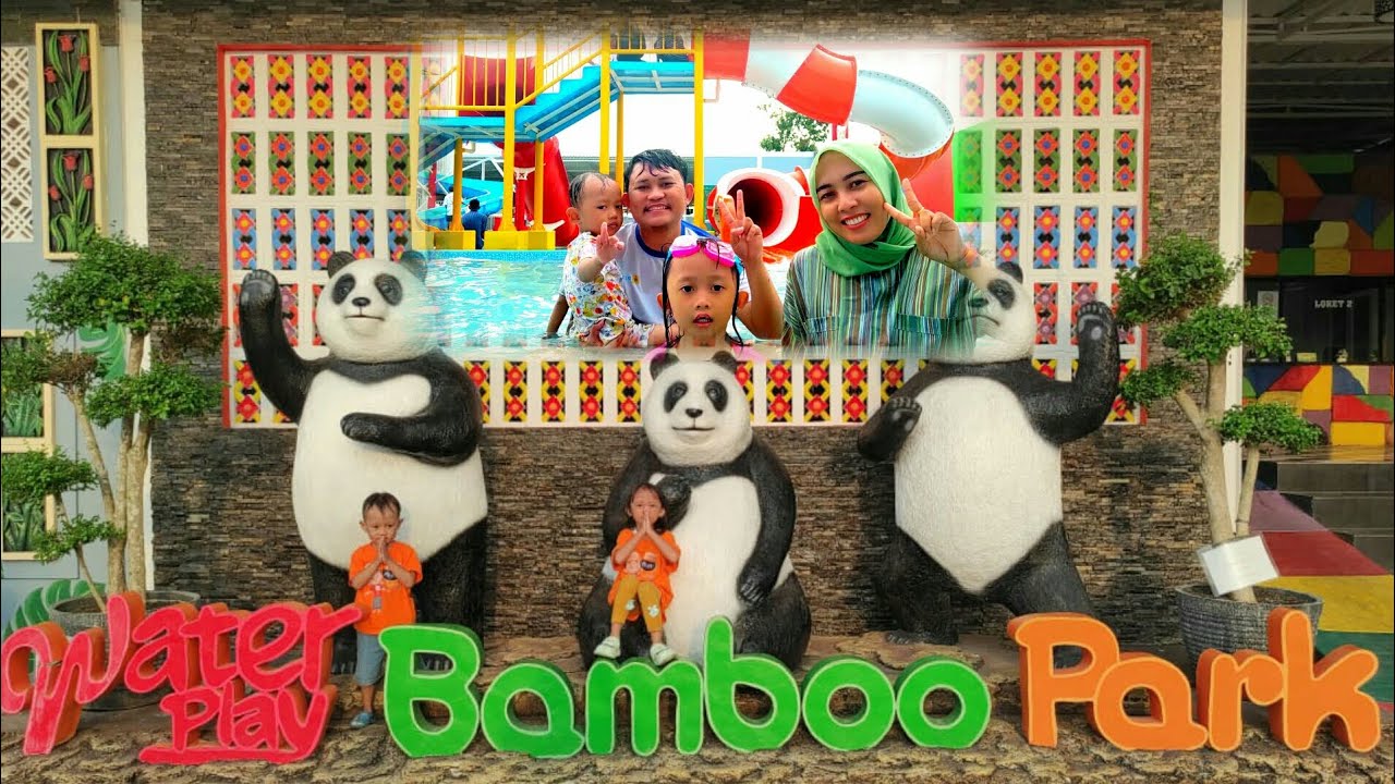 Water play Bamboo Park // Kolam renang di Serang // ada spot untuk Foto ...