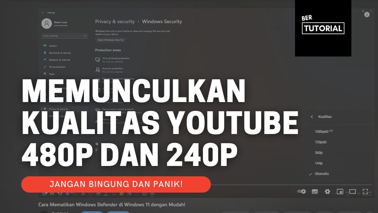 Cara Mengatasi Kualitas Video 480p dan 240p yang Hilang Dari Video ...