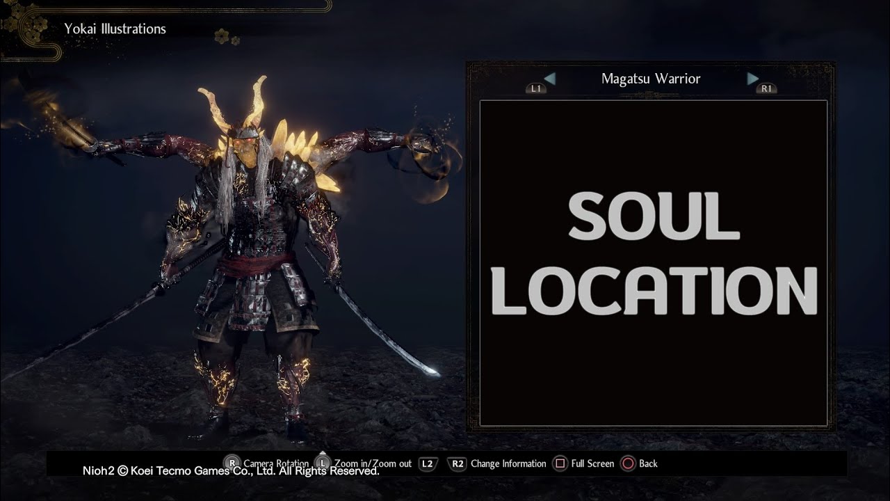 Nioh 2 [1.08] ''Soul Location'' - Magatsu Warrior - YouTube