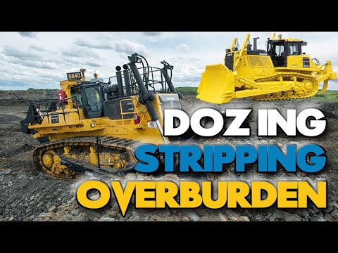 dozer stripping overburden dan topsoil - YouTube