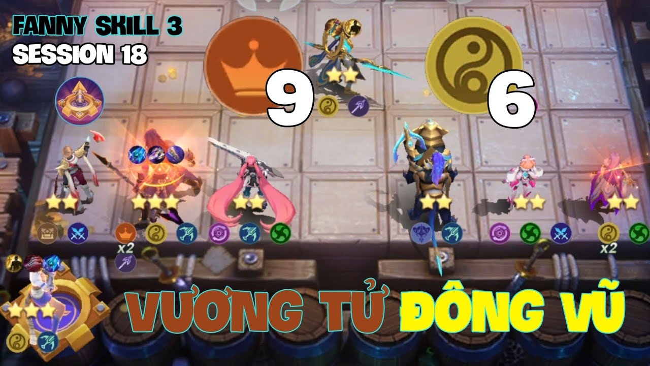 Fanny skill 3: Vương Tử Đông Vũ - Đội hình mạnh rất rất ít người chơi ...