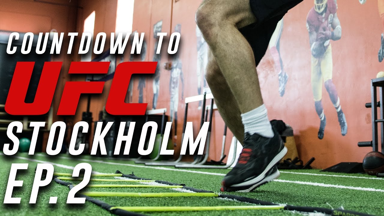 Countdown to UFC Stockholm - Footwork and meal prep - EP. 2 - YouTube