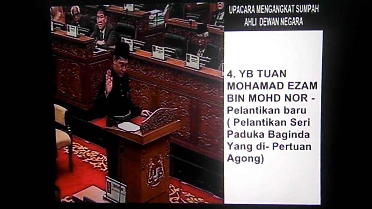 YB Senator Tuan Mohamad Ezam bin Mohd Nor - YouTube