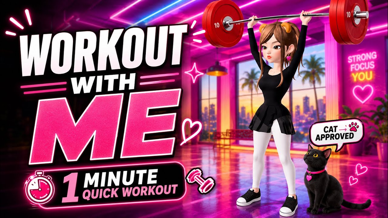 Workout with Me #zepeto #animation #sherrybeary - YouTube