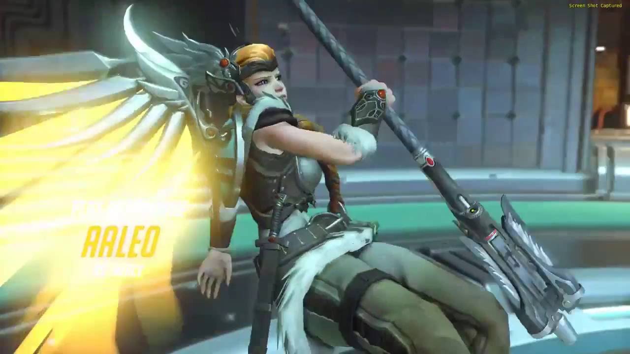 Overwatch - Mercy Achivement and POTG - Chibi Spray! - YouTube