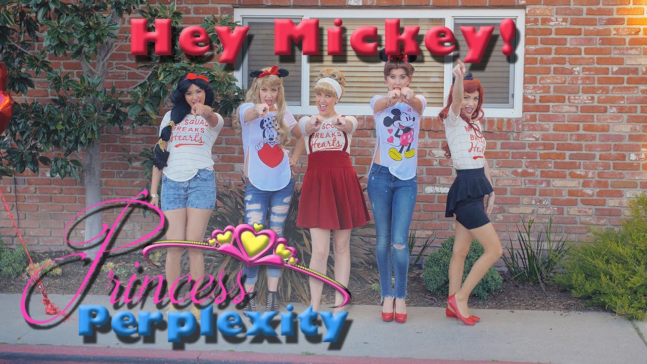 Hey Mickey - Disney Princess Lip Sync Music Video - YouTube
