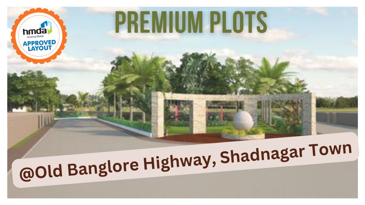 HMDA&RERA Approved Premium Villa Plots For sale in Shadnagar Town ...