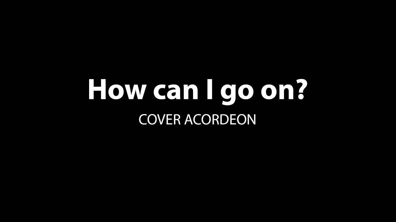 How can I go on? Freddie Mercury e Monserrat Caballé. Cover Acordeon ...
